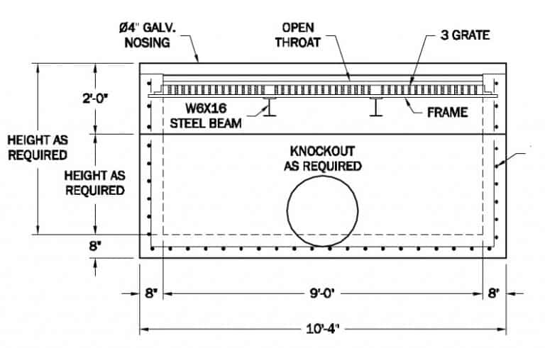 Type FF Inlet 3 Grate - Western Precast - El Paso, TX
