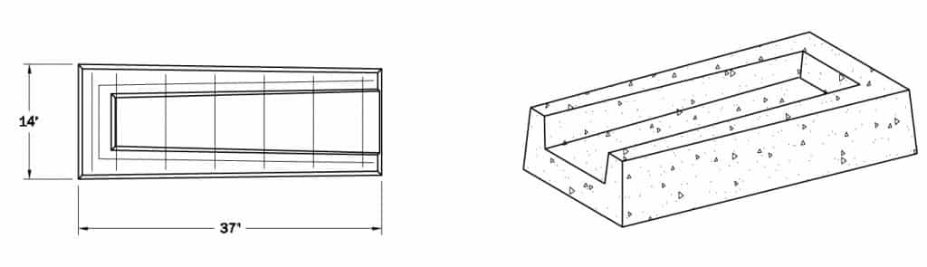 Heavy Duty Large Splash Block - Western Precast - El Paso, TX