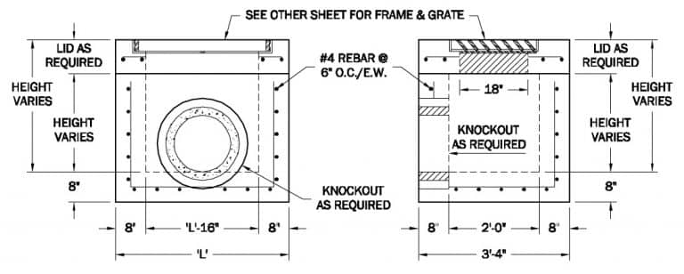 Type II Drop Inlet - Western Precast - El Paso, TX